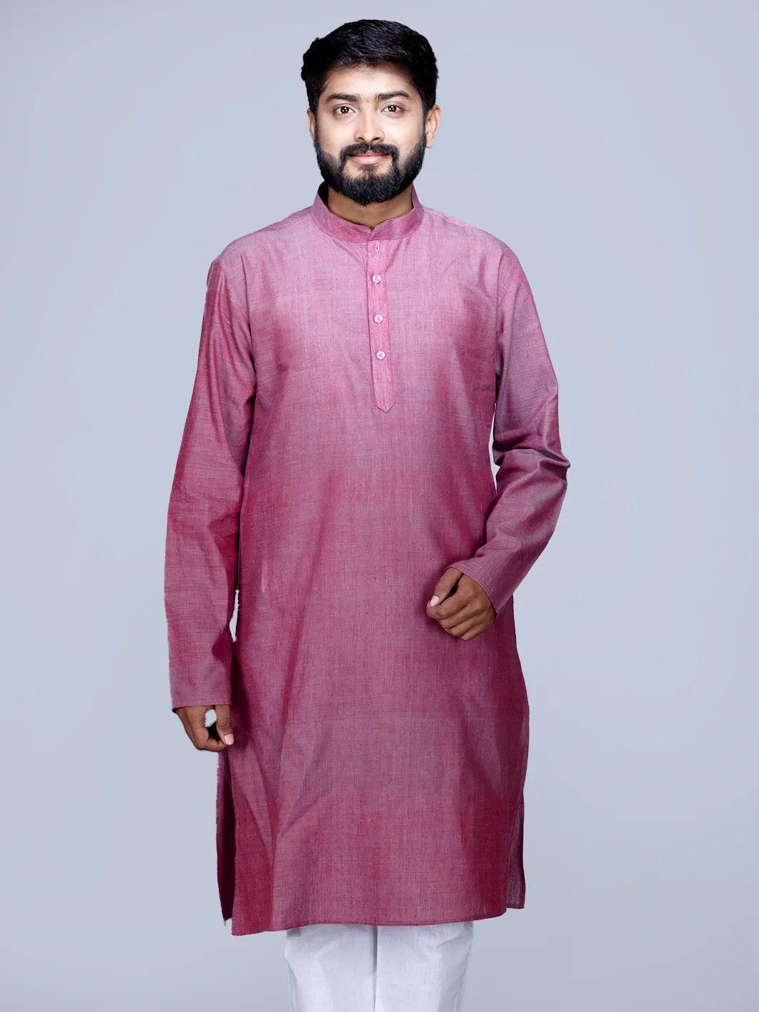 Khadi Cotton Men Kurta at WeaversIndia
