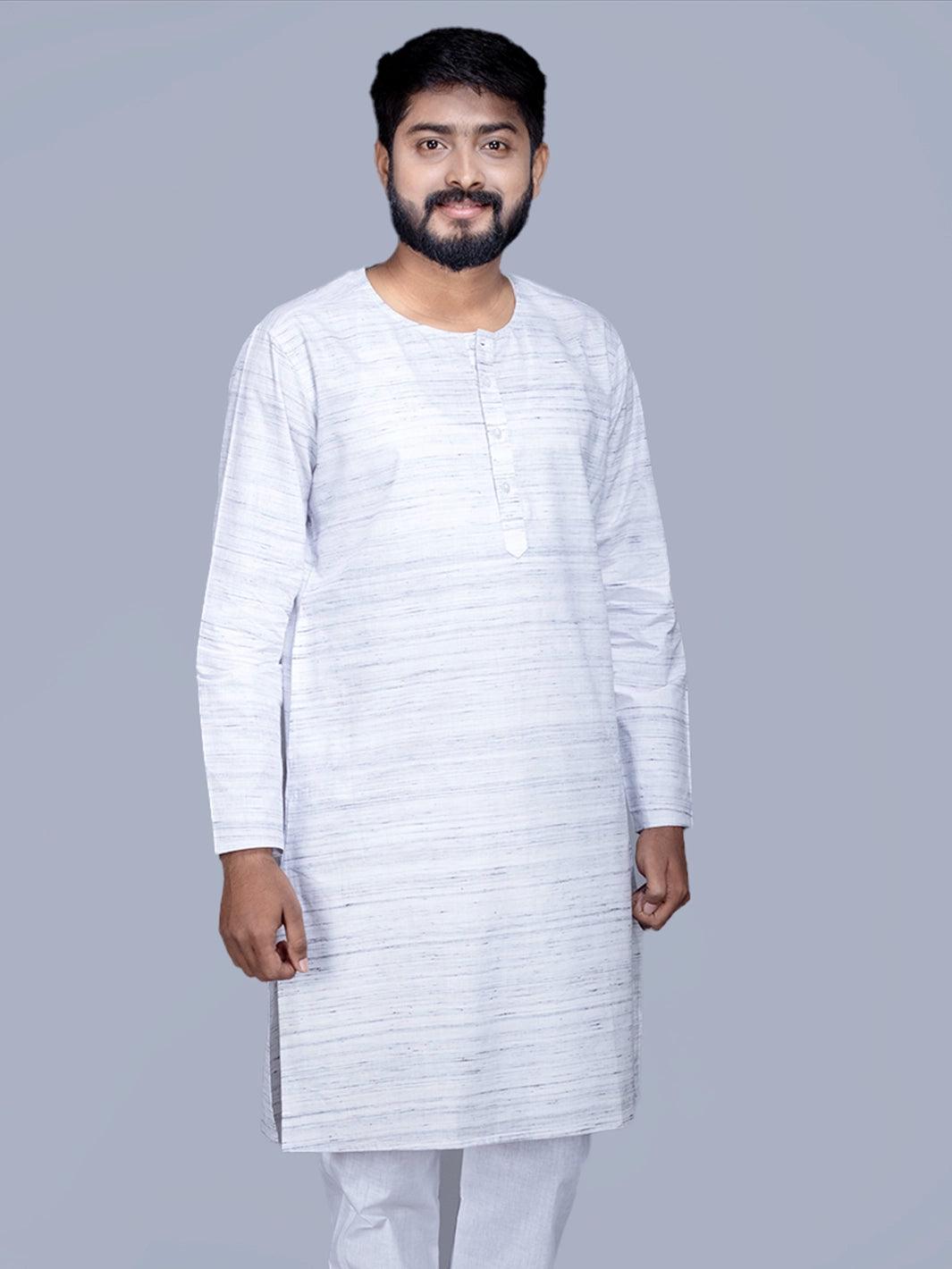 Khadi Cotton Men Kurta at WeaversIndia