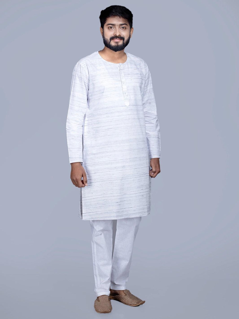 Khadi Cotton Men Kurta at WeaversIndia