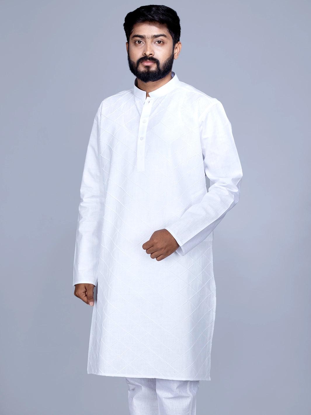 Khadi Cotton Men Kurta at WeaversIndia